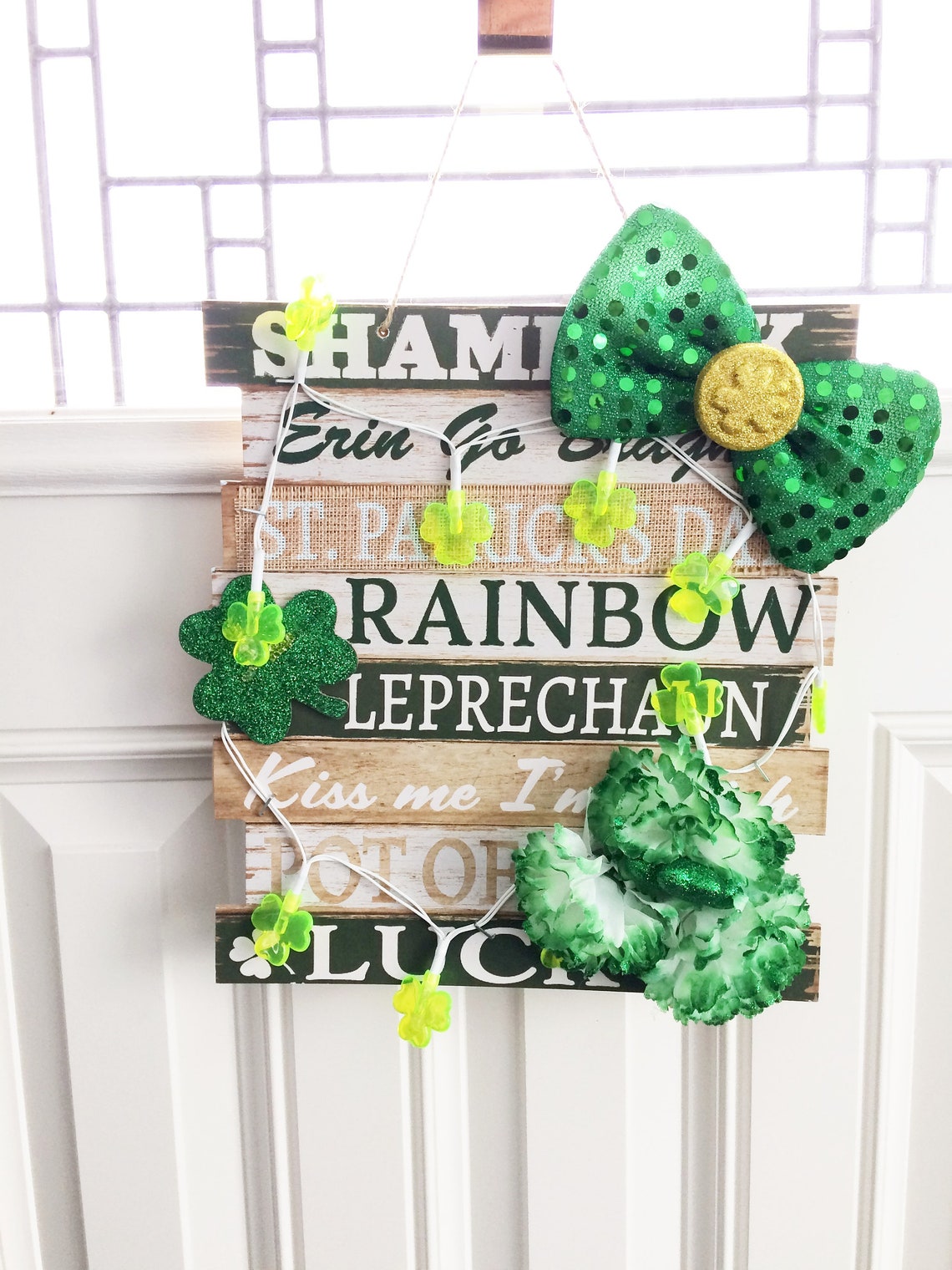 Irish Door Hanger St. Patrick's Day Door Hanger Front - Etsy