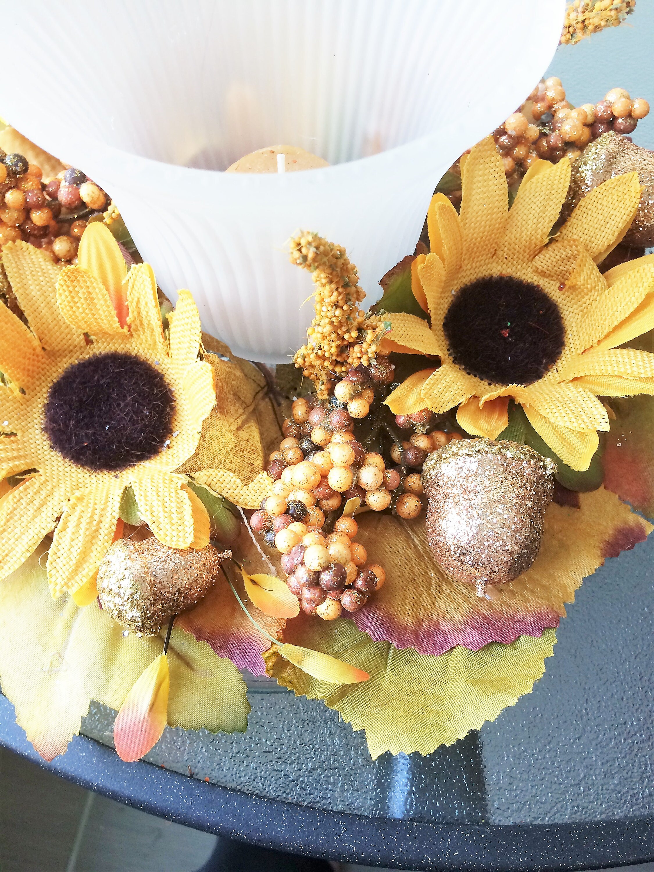 Yellow Sunflower Flower Arrangement Fall Arrangement Small | Etsy