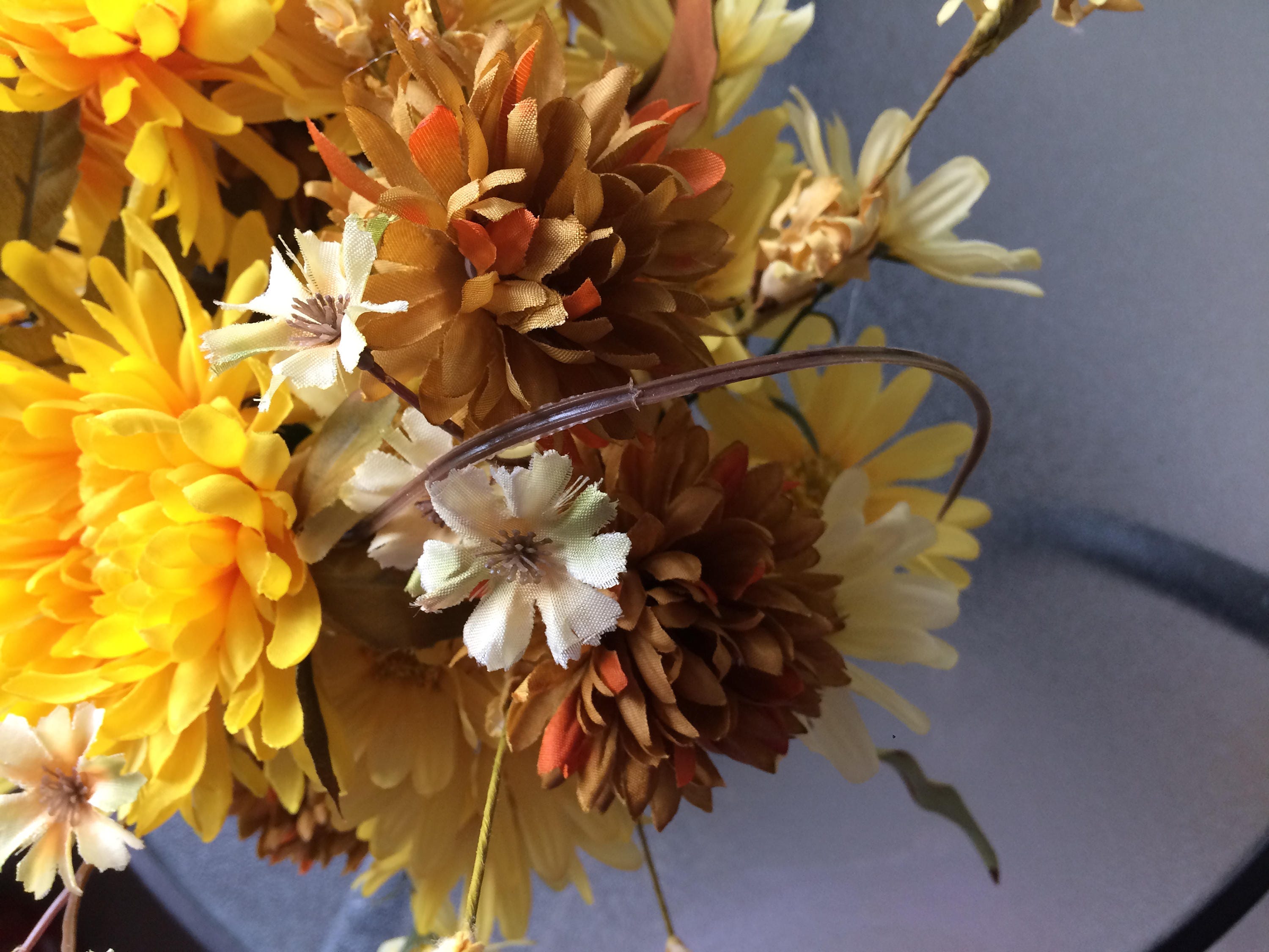 Daisy Flower Arrangement Fall Centerpiece Small Flower | Etsy