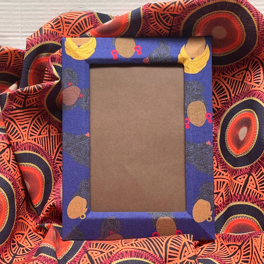 Black Women Fabric-covered Photo Frame - Etsy