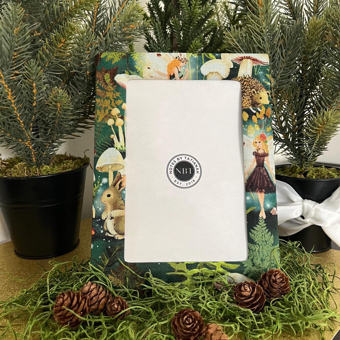 Enchanted Forest Photo Frame – Fabric-covered Picture Frame – Whimsical ...