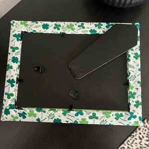 Shamrock Print Fabric-covered Photo Frame - Etsy