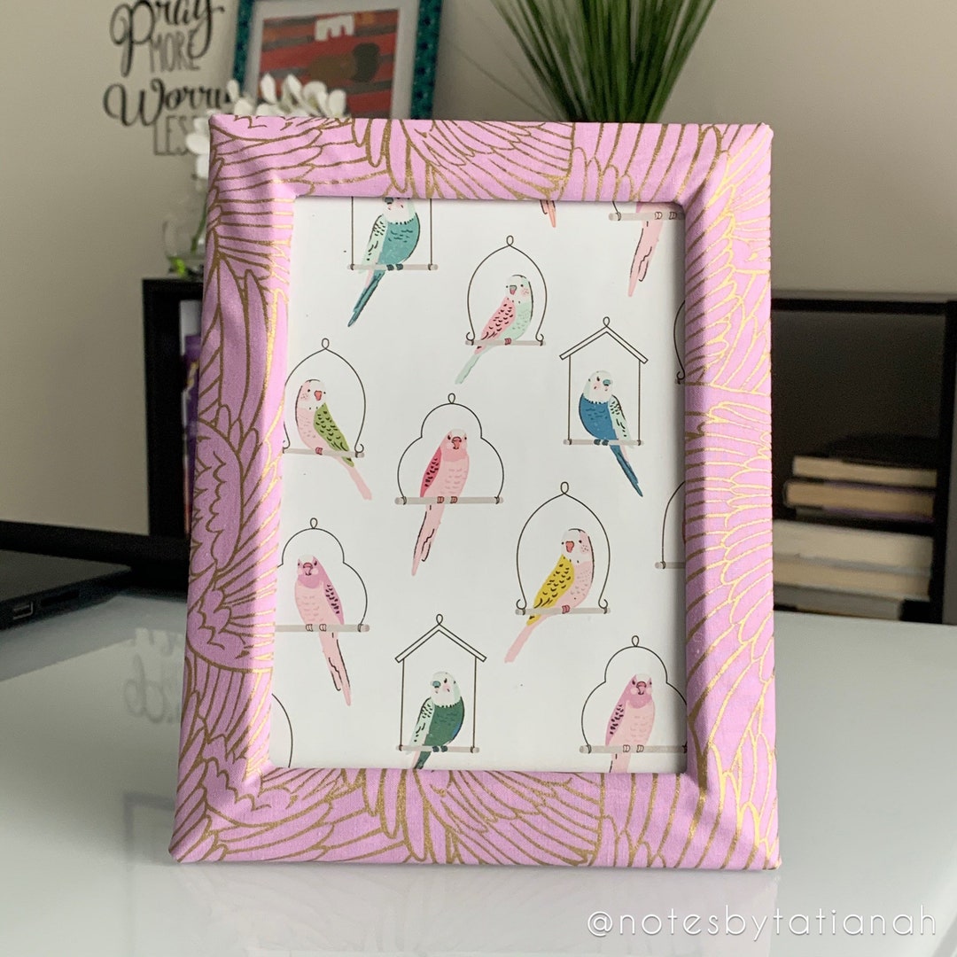 Angelic Lavender Fabric-covered Photo Frame - Etsy