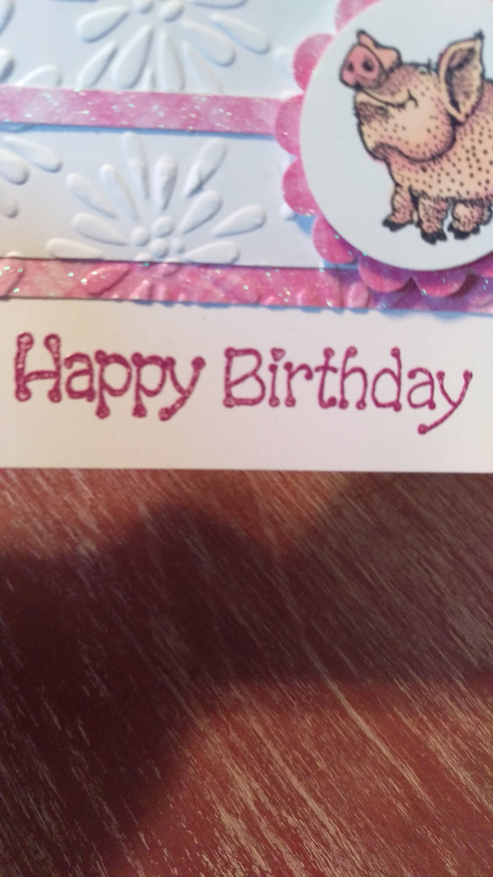 Pig Birthday Card | Etsy