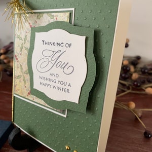 Wishing You a Happy Winter DIY Card Kit of 4 - Etsy