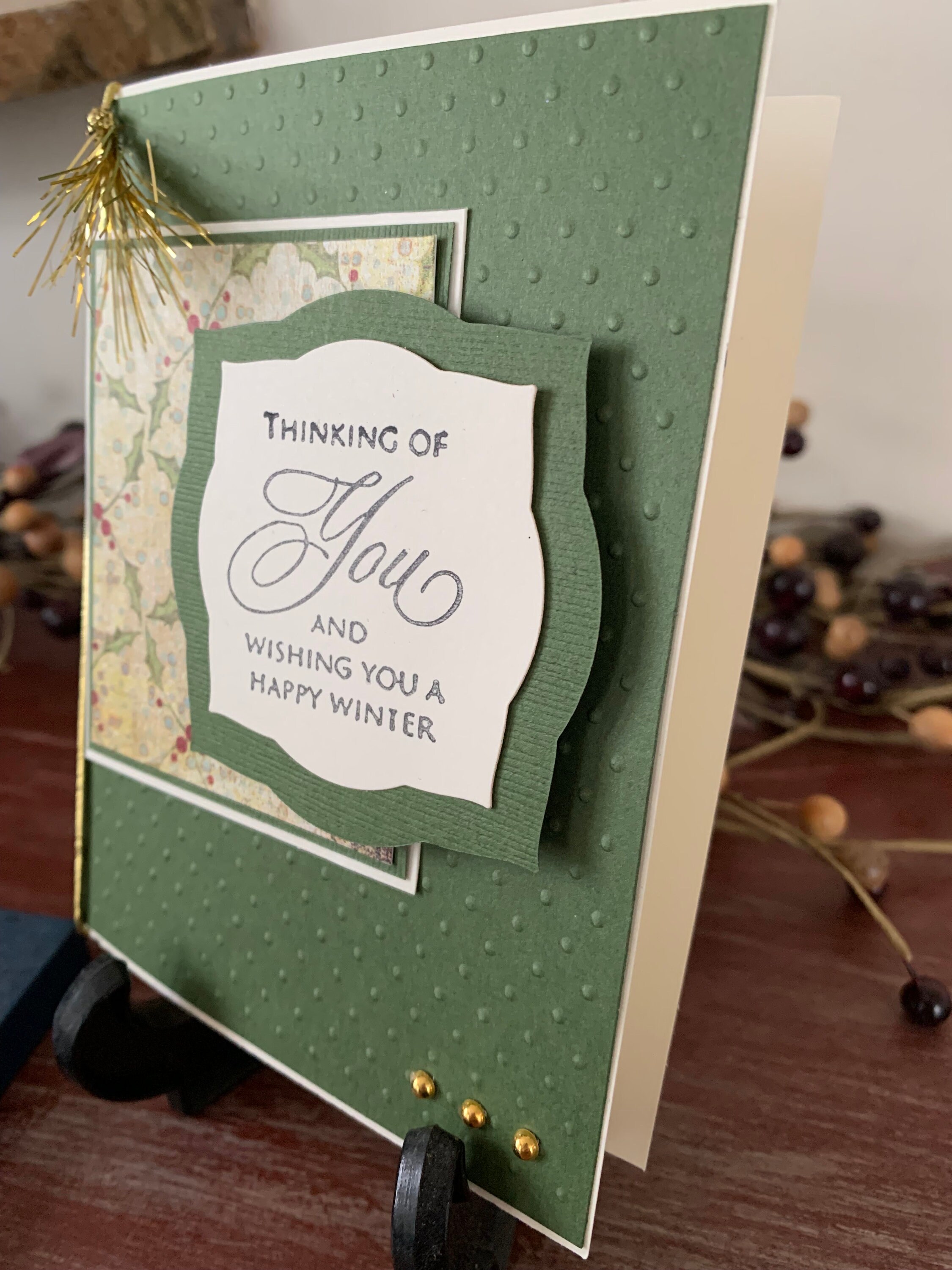 Wishing You a Happy Winter DIY Card Kit of 4 - Etsy