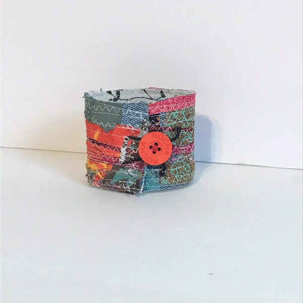 Fabric Cuff Bracelet - Etsy