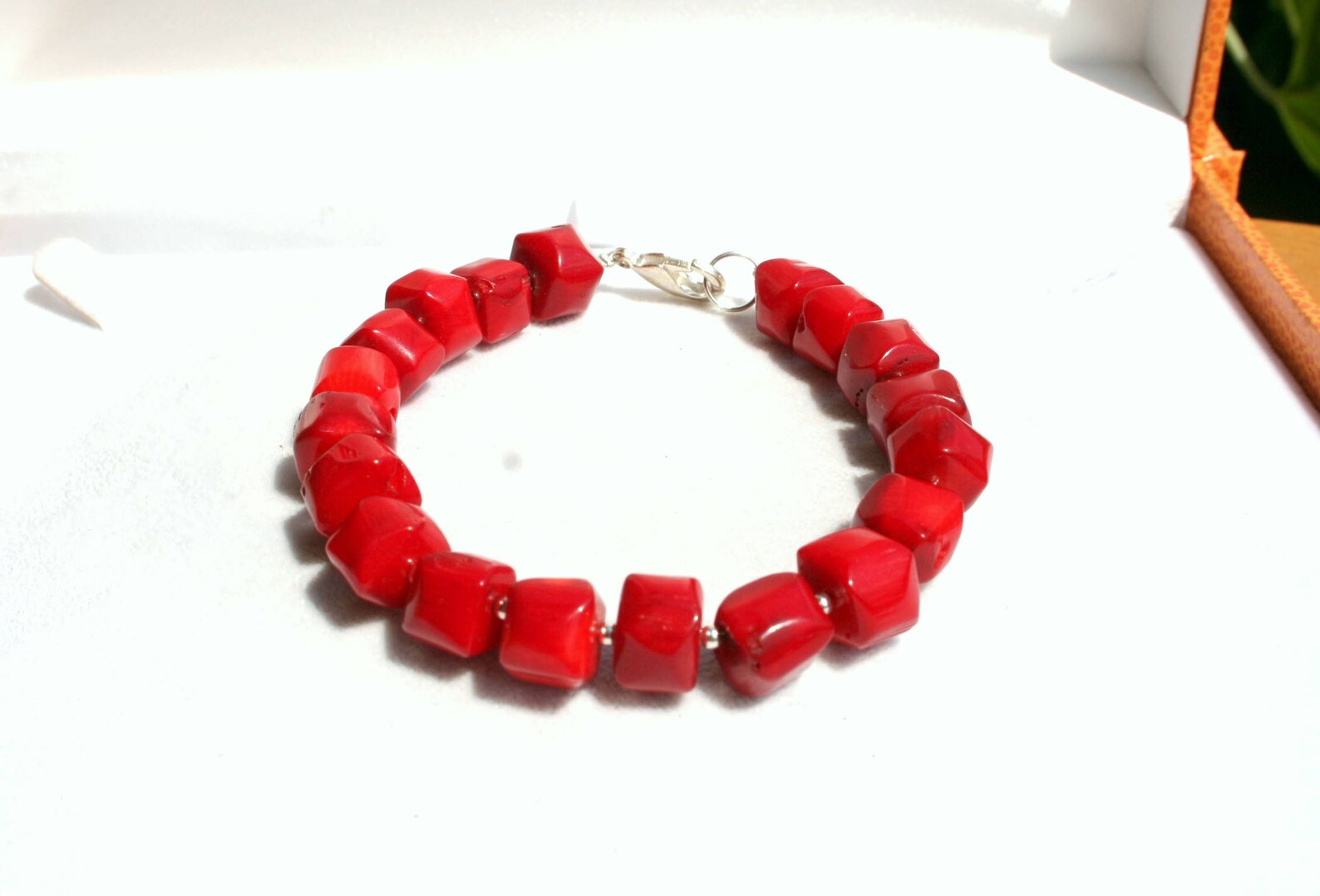 Red Coral Bracelet Coral Jewelry December Birthstone Red - Etsy