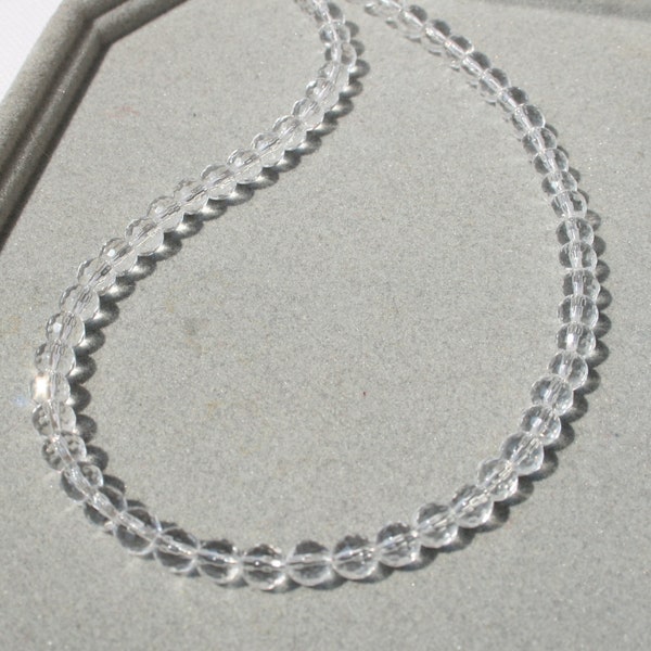 Rock Crystal Necklace - Etsy