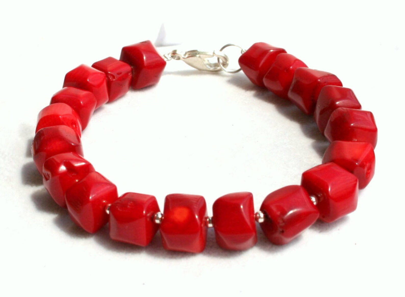 Red Coral Bracelet Coral Jewelry December Birthstone Red - Etsy