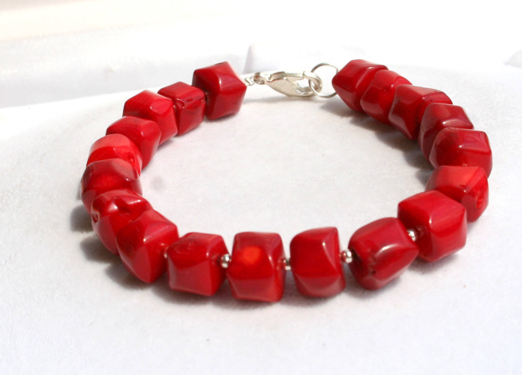 Red Coral Bracelet Coral Jewelry December Birthstone Red - Etsy