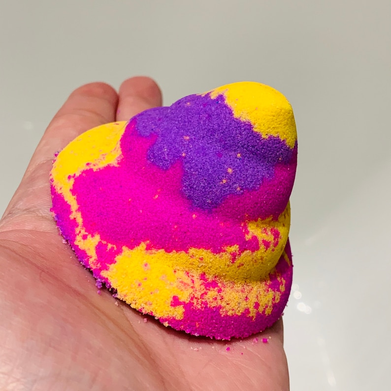 Unicorn Poo small Bath Bomb cute kawaii gift idea relax | Etsy