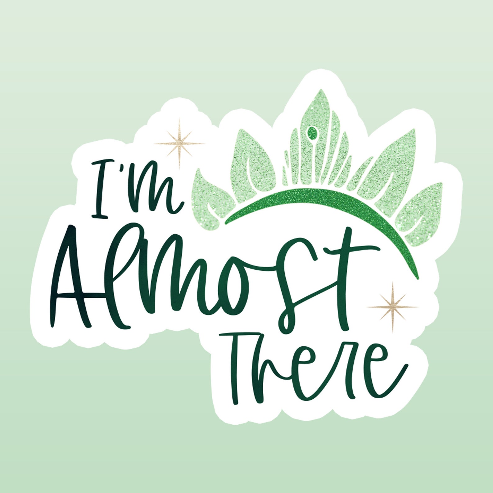 Tiana Sticker I'm Almost There Sticker Princess & The | Etsy