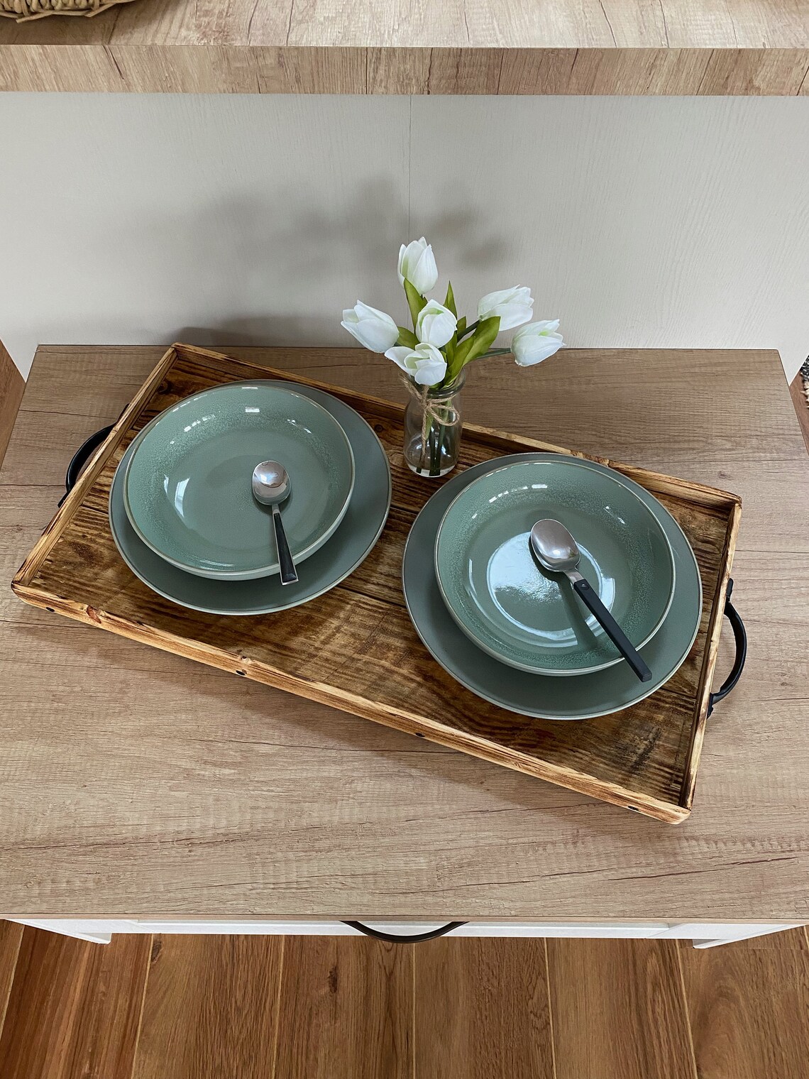 Two Rustic Reclaimed Wooden Trays Garden Tray Handcrafted - Etsy UK