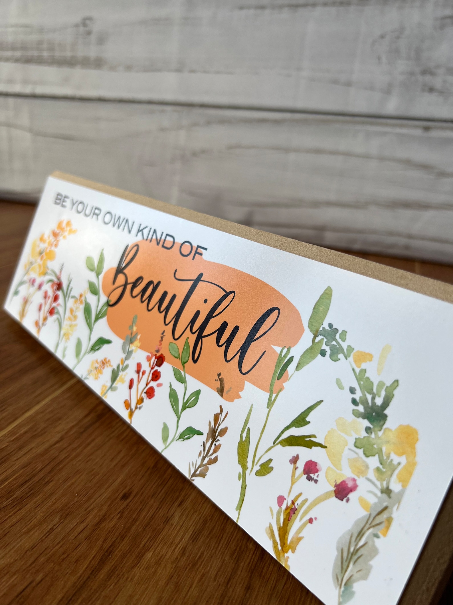 Handcrafted Wood Sign, Motivational Quote Block, Inspirational Saying ...