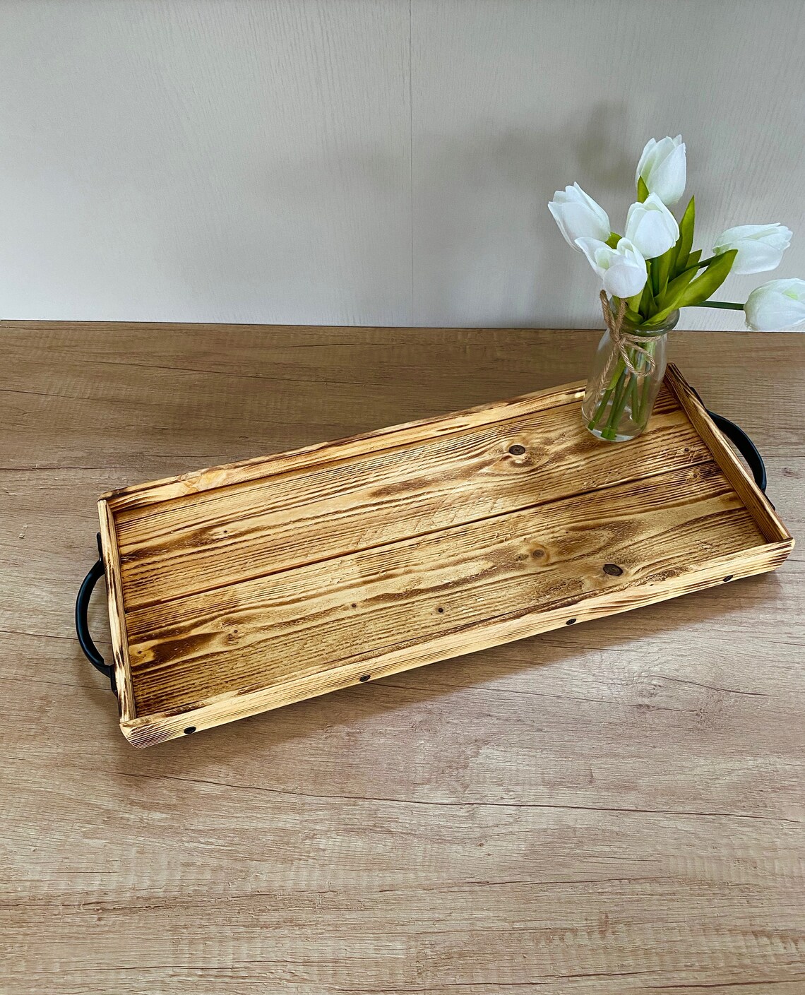 Two Rustic Reclaimed Wooden Trays Garden Tray Handcrafted - Etsy UK