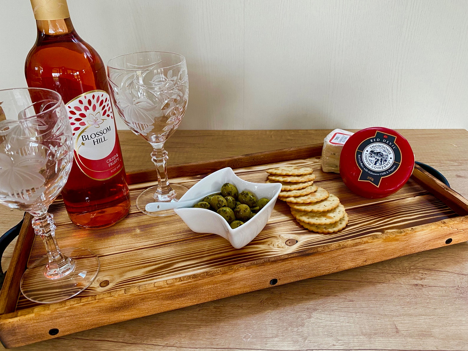 Rustic Reclaimed Wooden Tray, Garden Tray, Handcrafted Pallet Wood Tray ...