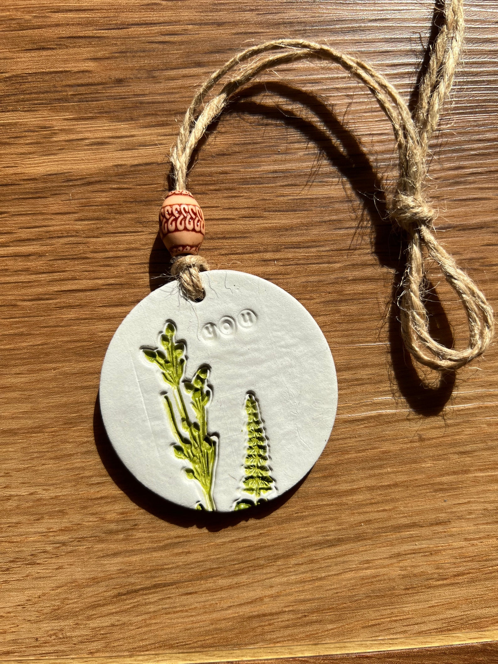 Set of 3, Handmade Clay Hanging Diffuser, Decoration, Air Freshener ...