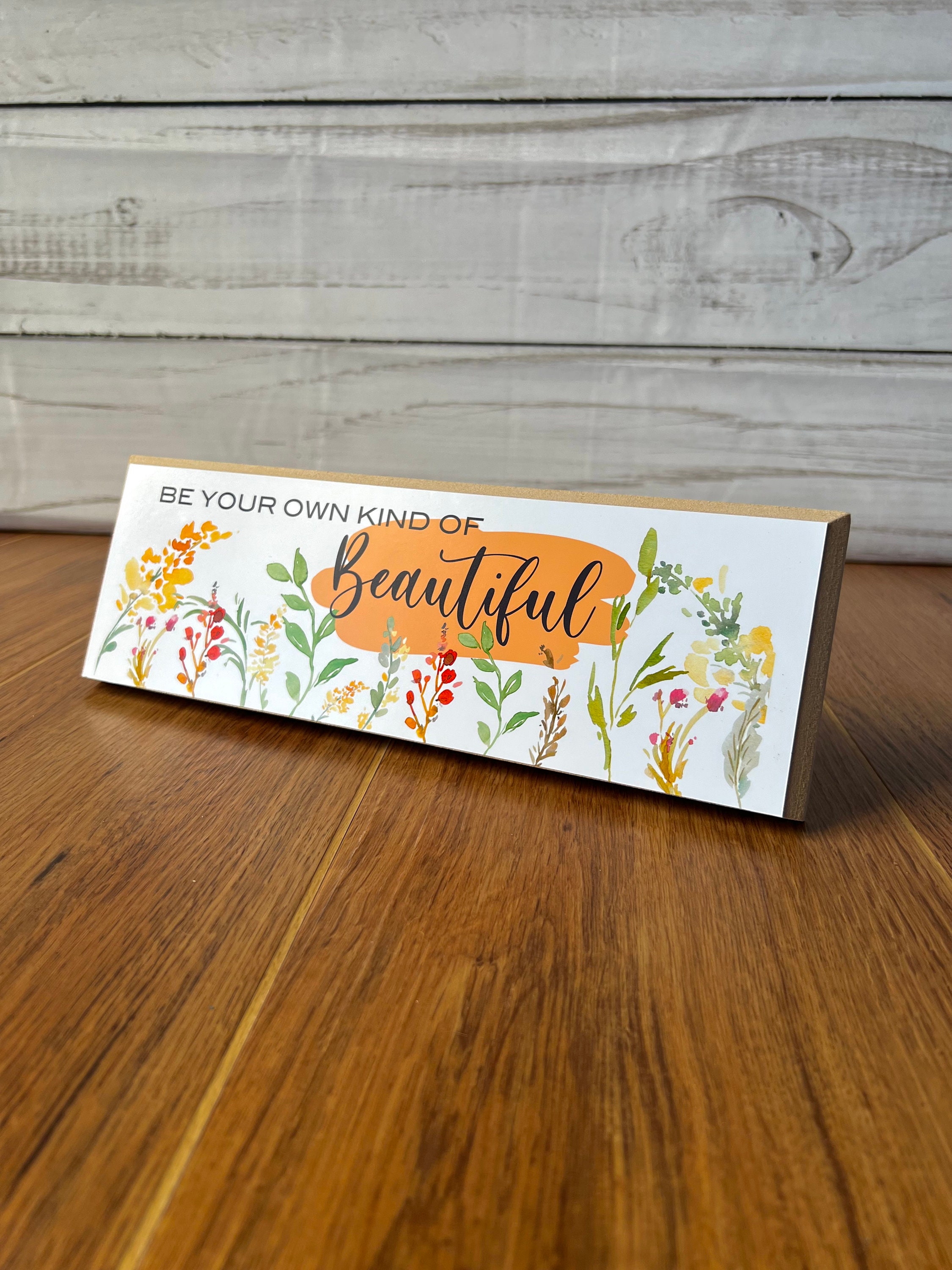 Handcrafted Wood Sign, Motivational Quote Block, Inspirational Saying ...