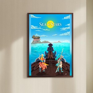 Sea of Stars (day) Art Print | Video Game Art | Indie Game Art | Valere ...