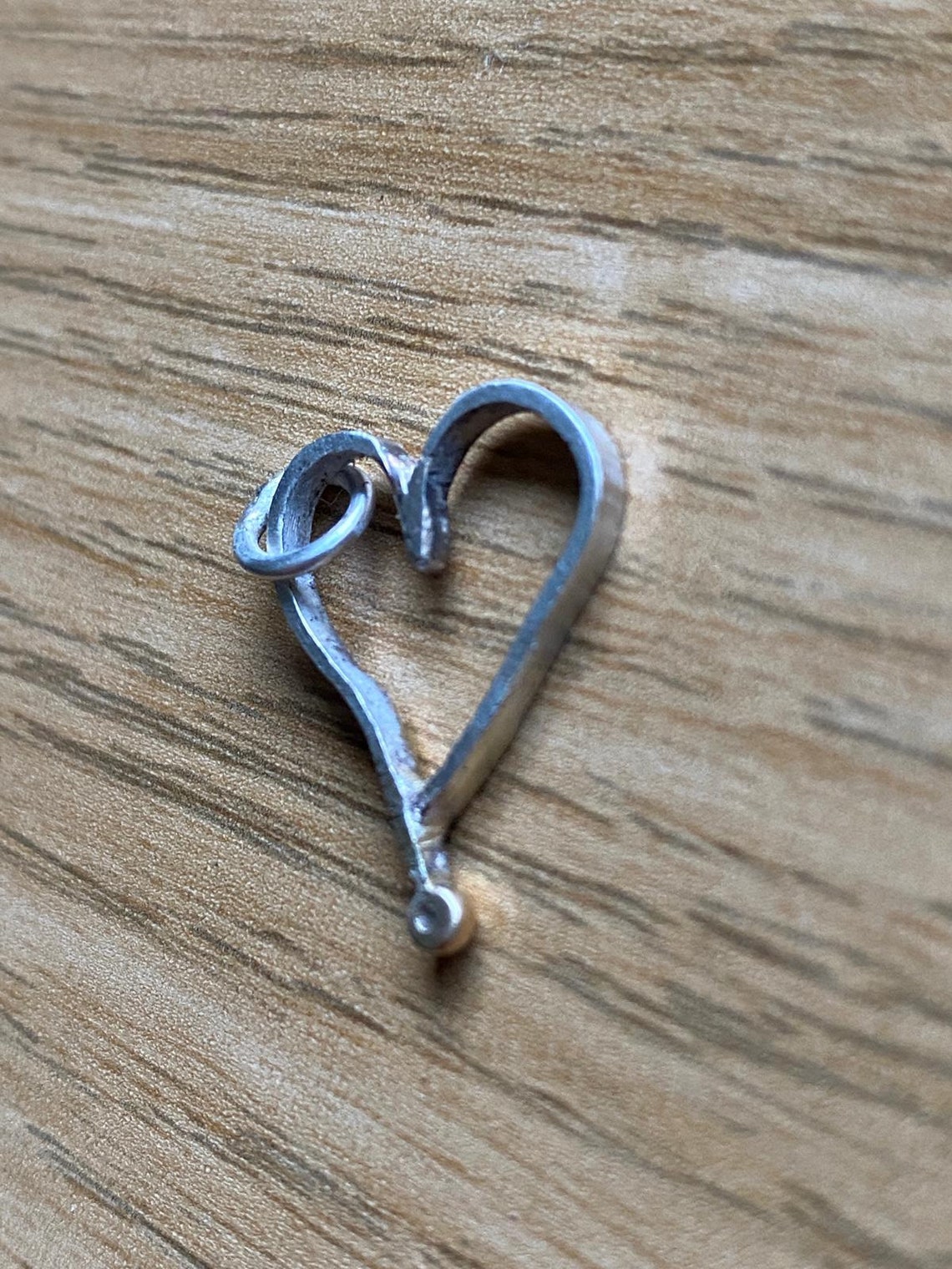 Handmade Sterling Silver and Gold Pendant - Etsy