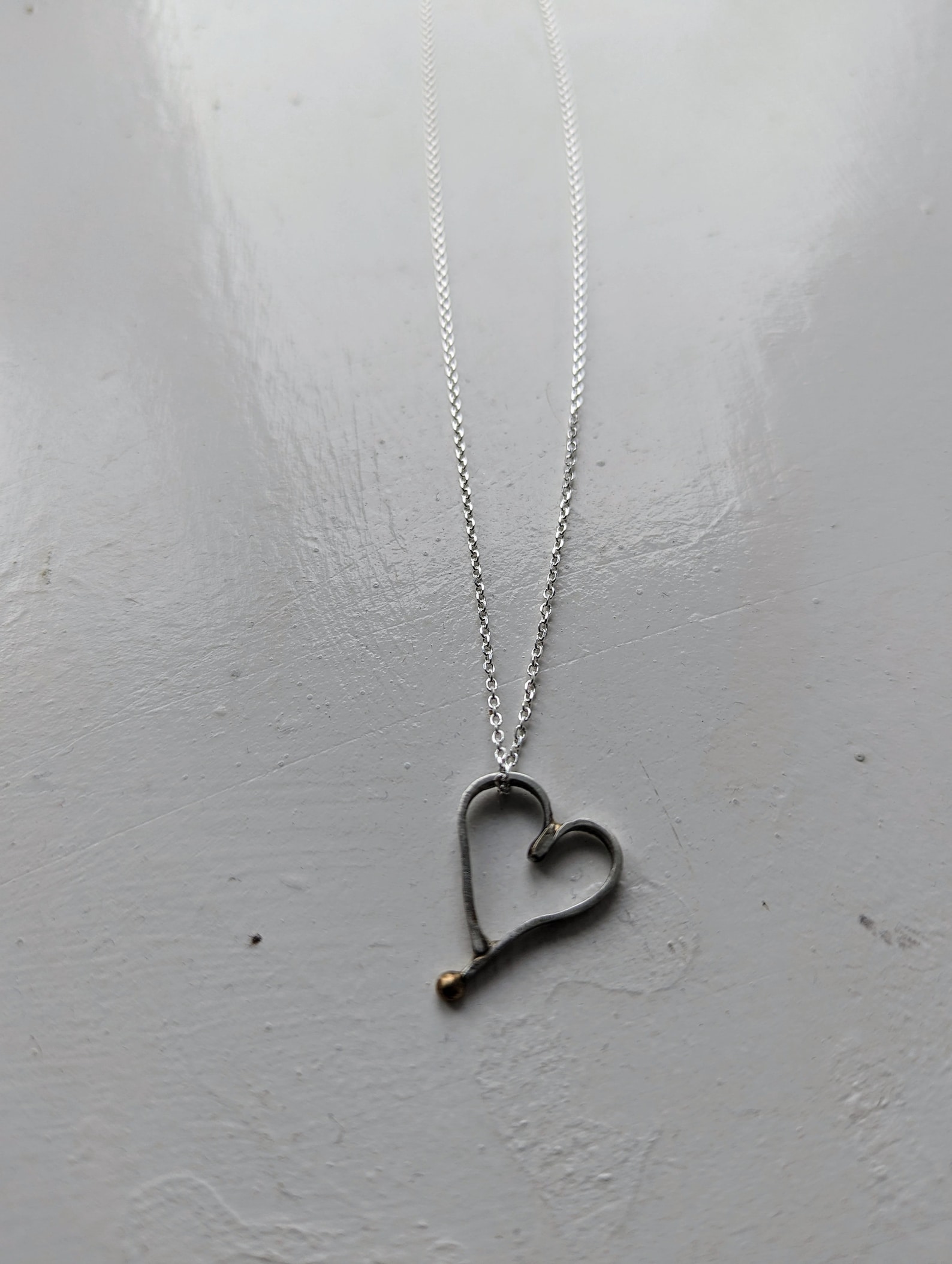 Handmade Sterling Silver and Gold Pendant - Etsy