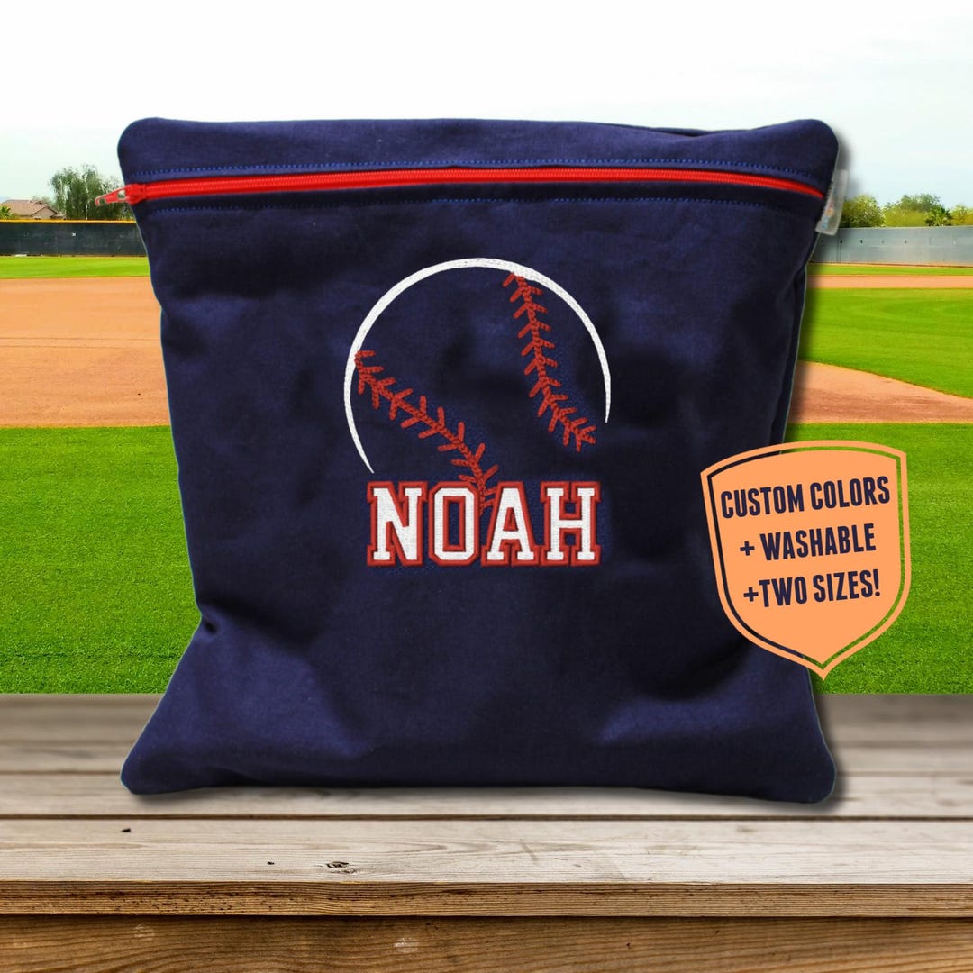 Custom Baseball Bag Reusable Large Snack Bag for Baseball Tournament ...
