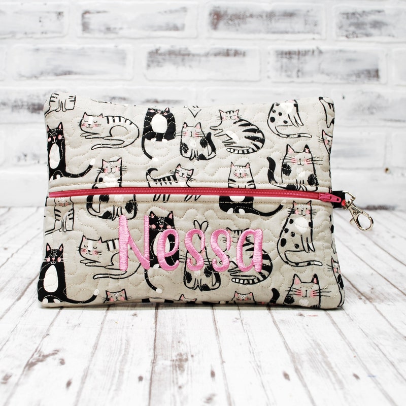 Cat Pencil Case - Etsy