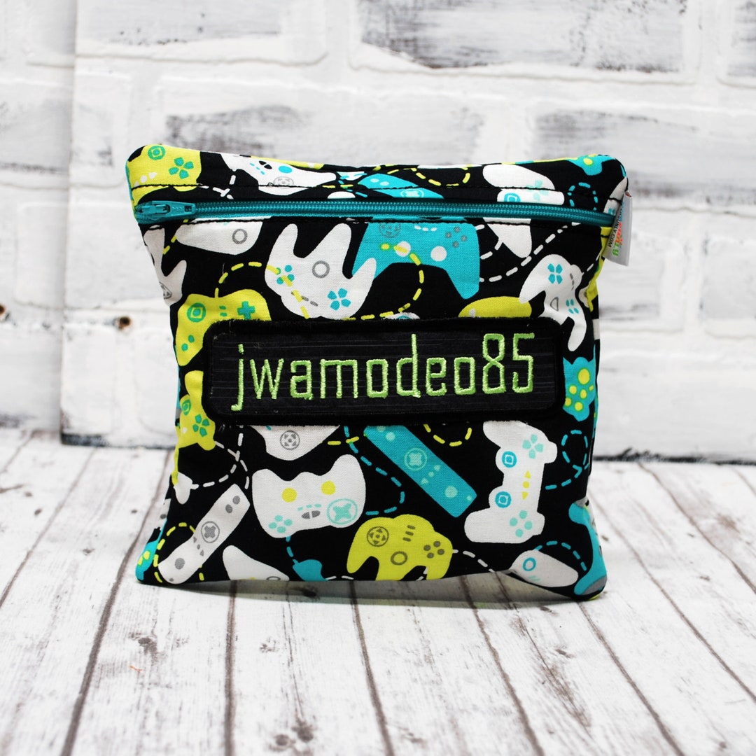 Reusable Sandwich Bag Gamer Snack Bag Food Safe Video Game - Etsy