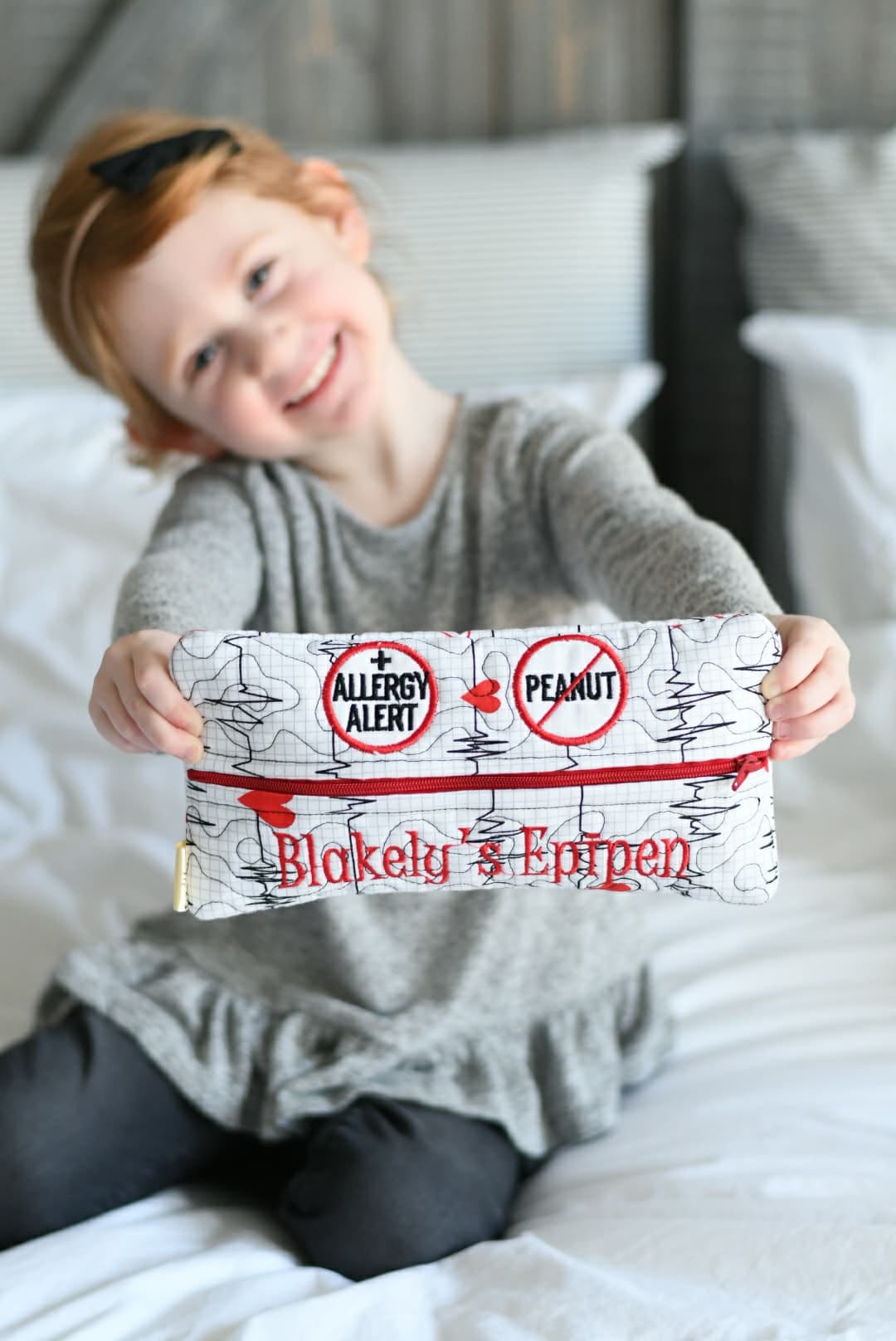 Red White Heart Insulated Emergency Medication Pouch Comes in 3 Sizes ...