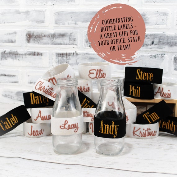 Personalized Drinkware Label Event Staff Gift Office Gift - Etsy
