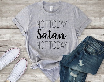 Not Today Satan SVG - Etsy