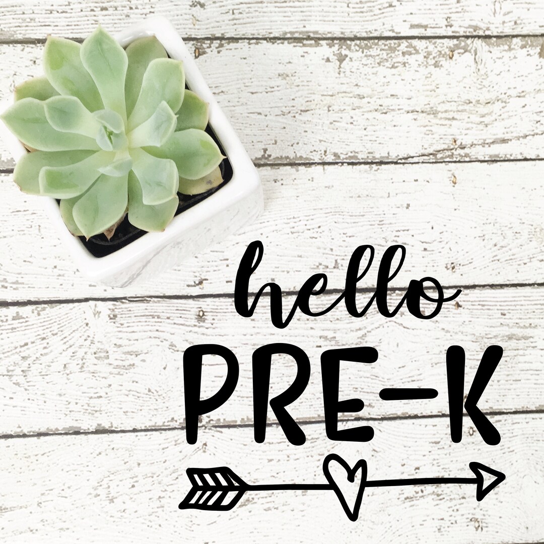 Hello Pre-k Svg, Hello Pre-k Png, Hello Pre-k Dfx, Hello Pre-k Cut File ...