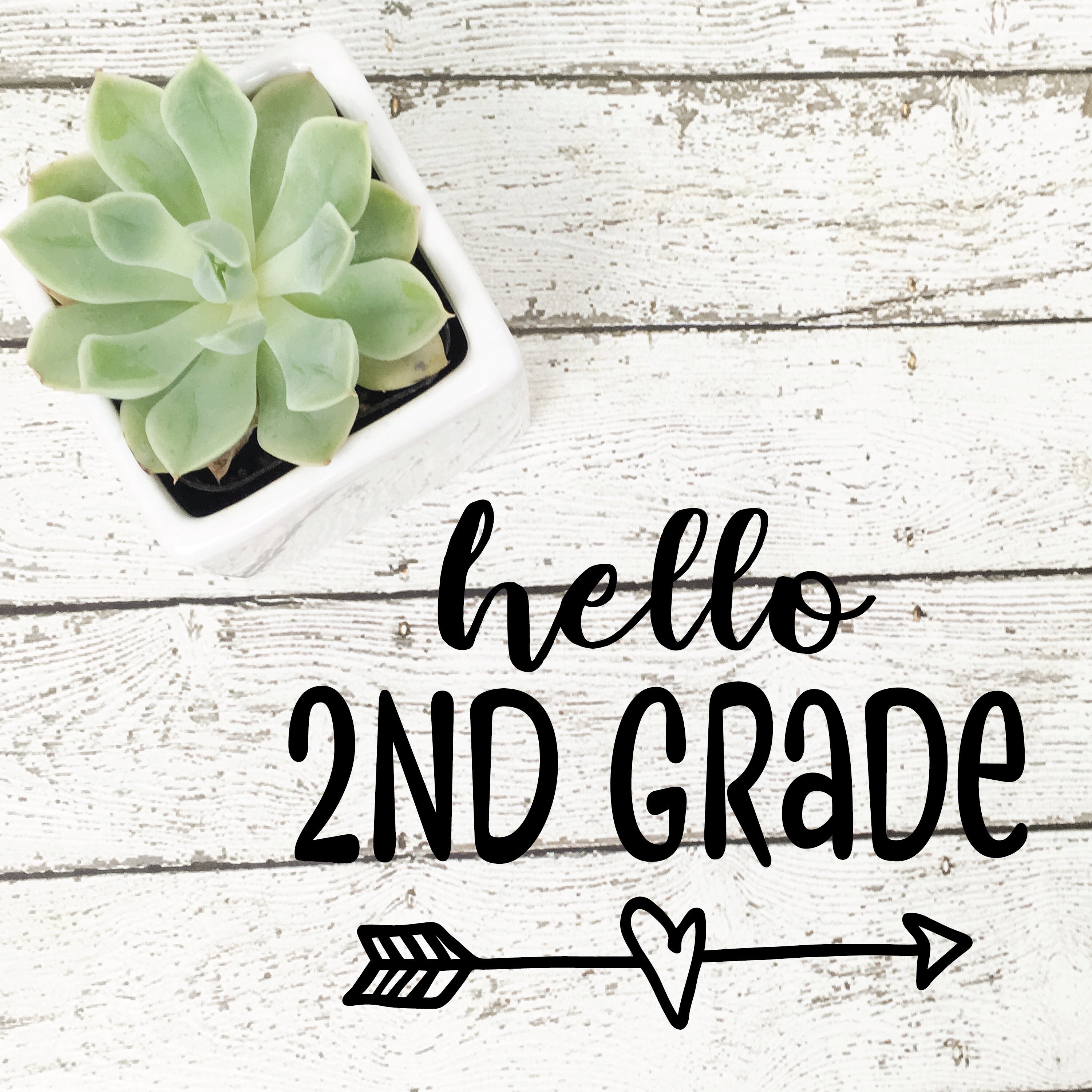 Hello 2nd Grade Svg Hello Second Grade Svg 2nd Grade Svg - Etsy