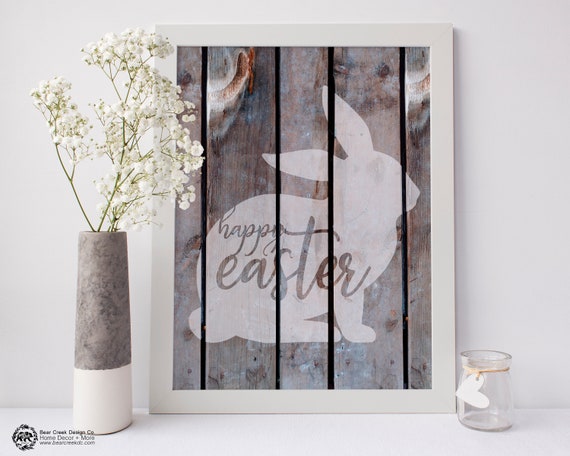 Easter Printable / Easter Print / Farmhouse Easter Sign / | Etsy