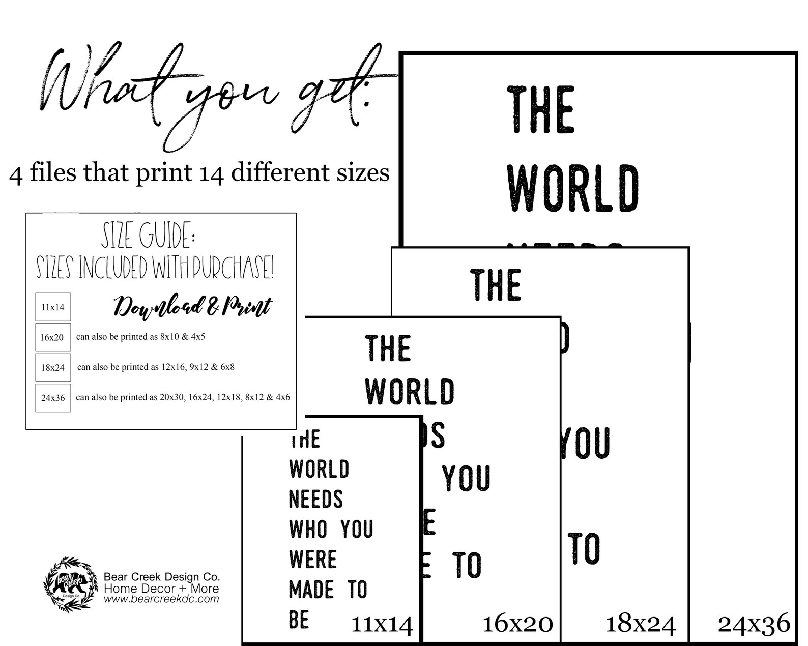 The World Needs Who You Were Made to Be Sign the World Need - Etsy