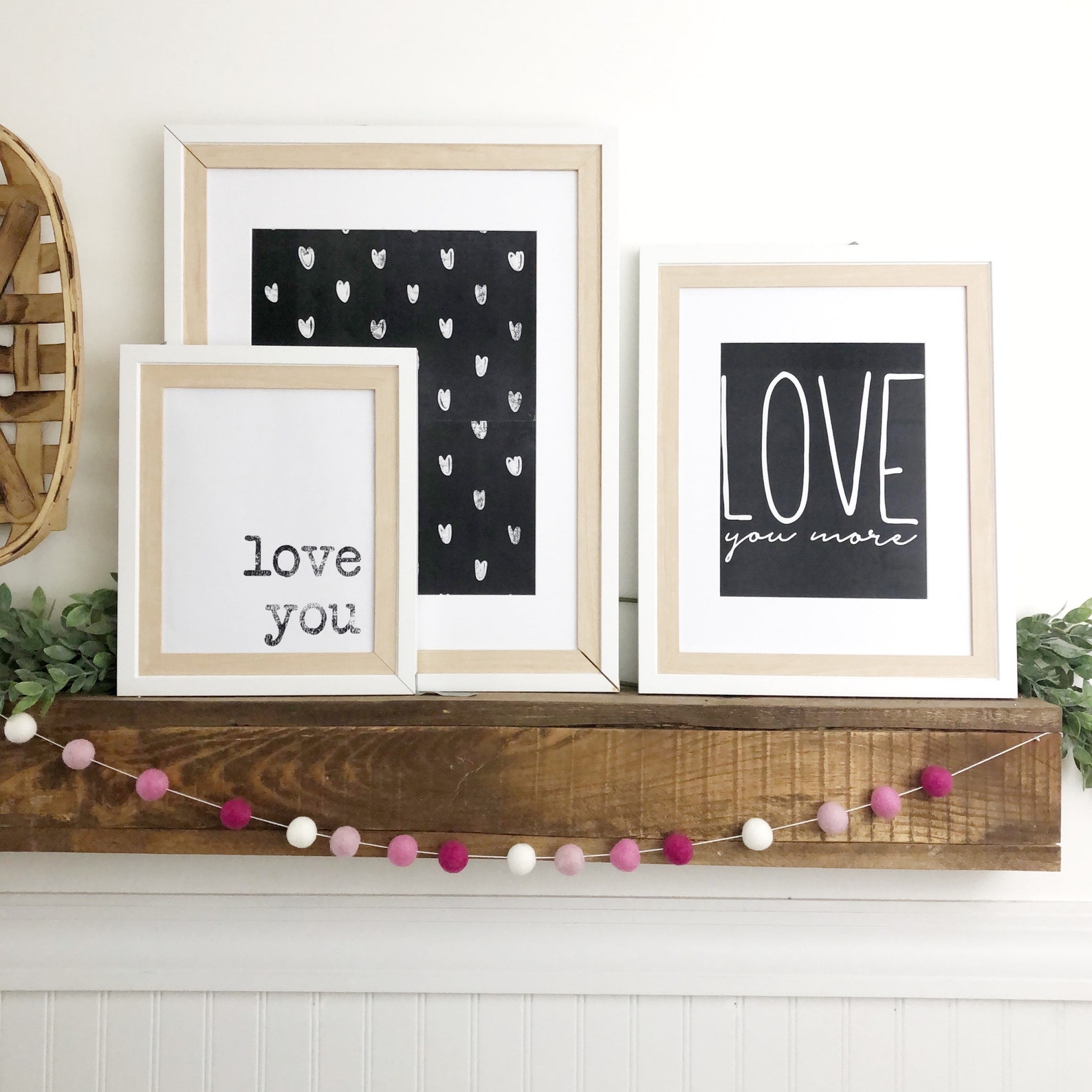 Valentines Sign Bundle Valentines Day Decor Valentine - Etsy