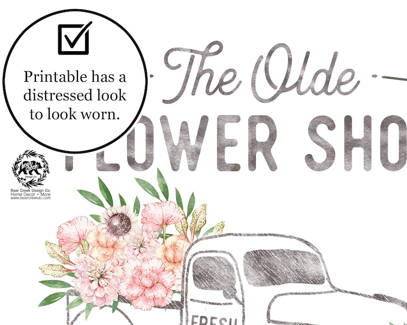 Flower Shop Signs Spring Signs Spring Decor Farm Fresh Flowers | Etsy