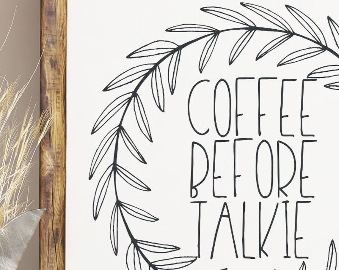 Printable Coffee / Coffee Sign / Coffee Bar Sign / Coffee Gift - Etsy
