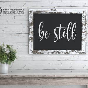 Be Still Printable / Be Still Wall Art / Be Still Sign / Be Still Wall ...