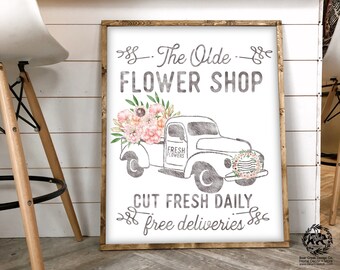 Flower Shop Signs - Etsy