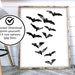 Halloween Bat Sign Halloween Bat Decorations Black Bat - Etsy