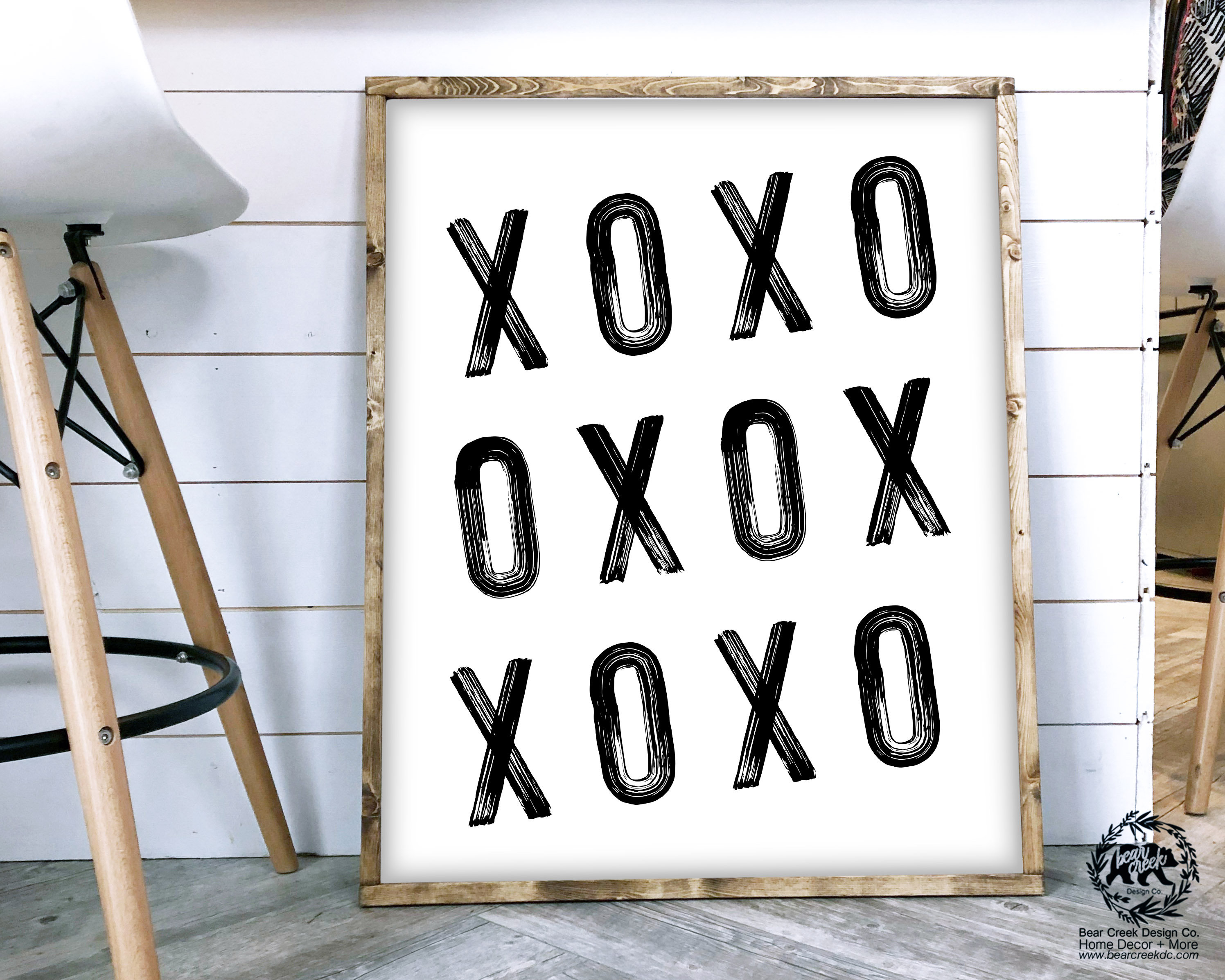 XOXO Printable Valentines Day Sign / Valentines Day Decor / | Etsy