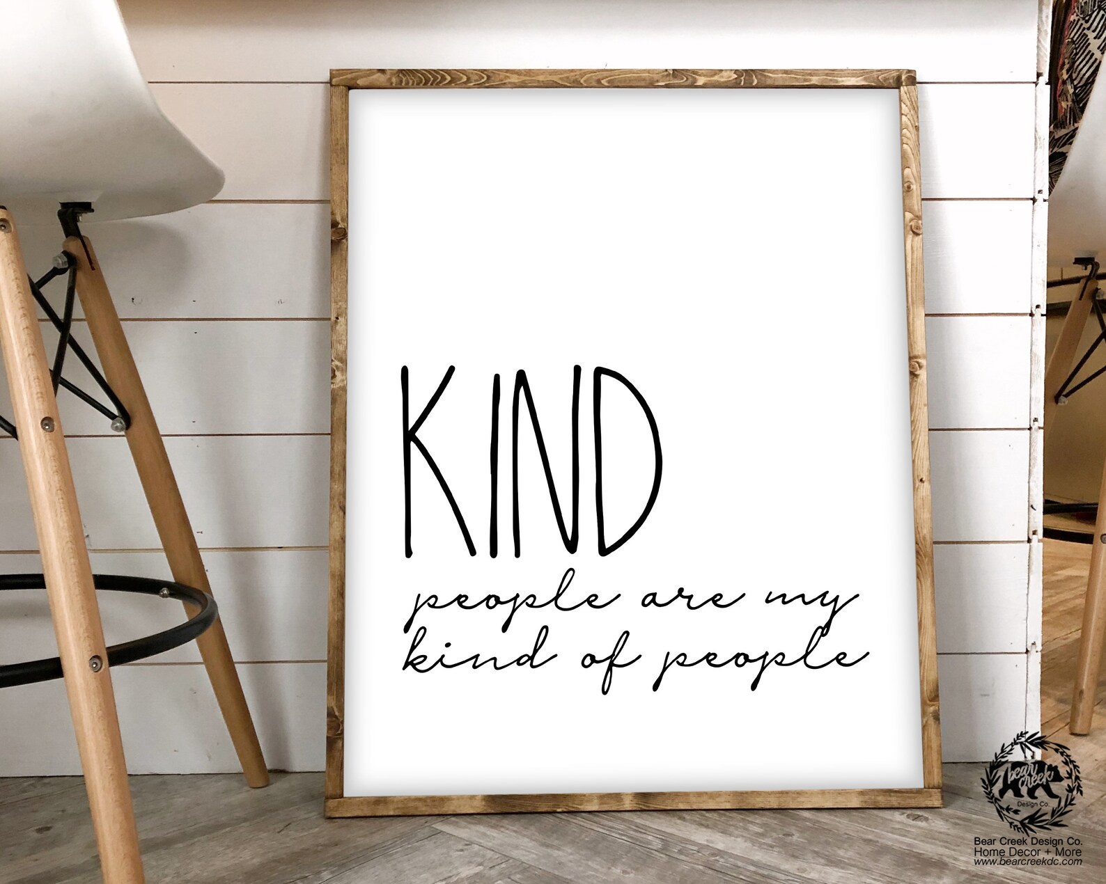 Kind People Are My Kind of People Printable Wall Art Sign Be - Etsy