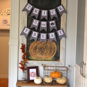Halloween Printable Banner / Trick or Treat Banner / Happy Halloween ...