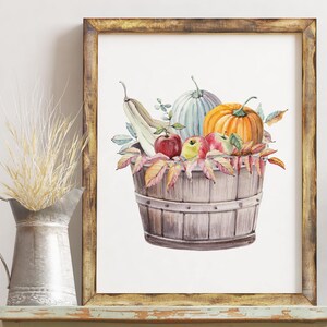 Fall Harvest Printable / Autumn Print / Fall Print / Harvest Print ...