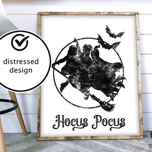 Hocus Pocus Printable Sign Sanderson Sister Instant Download Sign Hocus ...