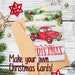 Christmas Red Truck Printable / Christmas Retro Truck / Merry - Etsy