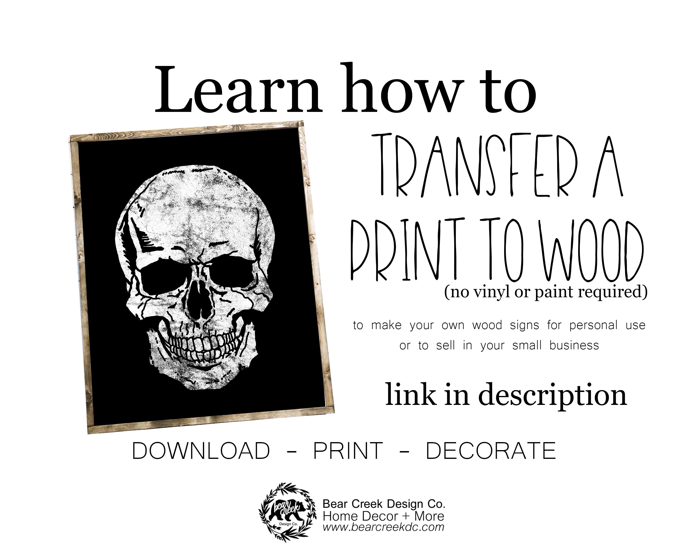 Halloween SKULL Sign / Halloween Skeleton Sign / Farmhouse - Etsy