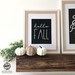 Hello Fall Printable Sign Fall Farmhouse Sign Modern Farmhouse Fall ...